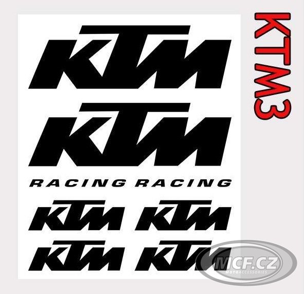 Samolepky KTM3 :: Motoshop M.C.F. cz, s.r.o.